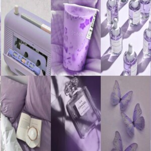 80PCS | Purple Aesthetic Wall Collage Kit | Lilac Wall Collage Prints ...