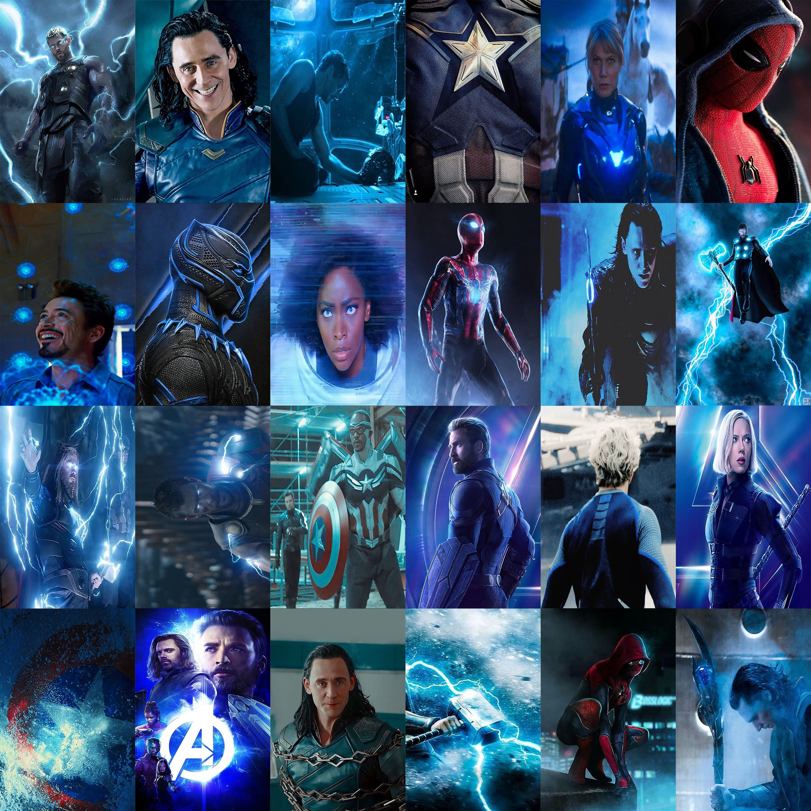 225pcs Marvel Avengers Rainbow Aesthetic Wall Collage Kit - Etsy