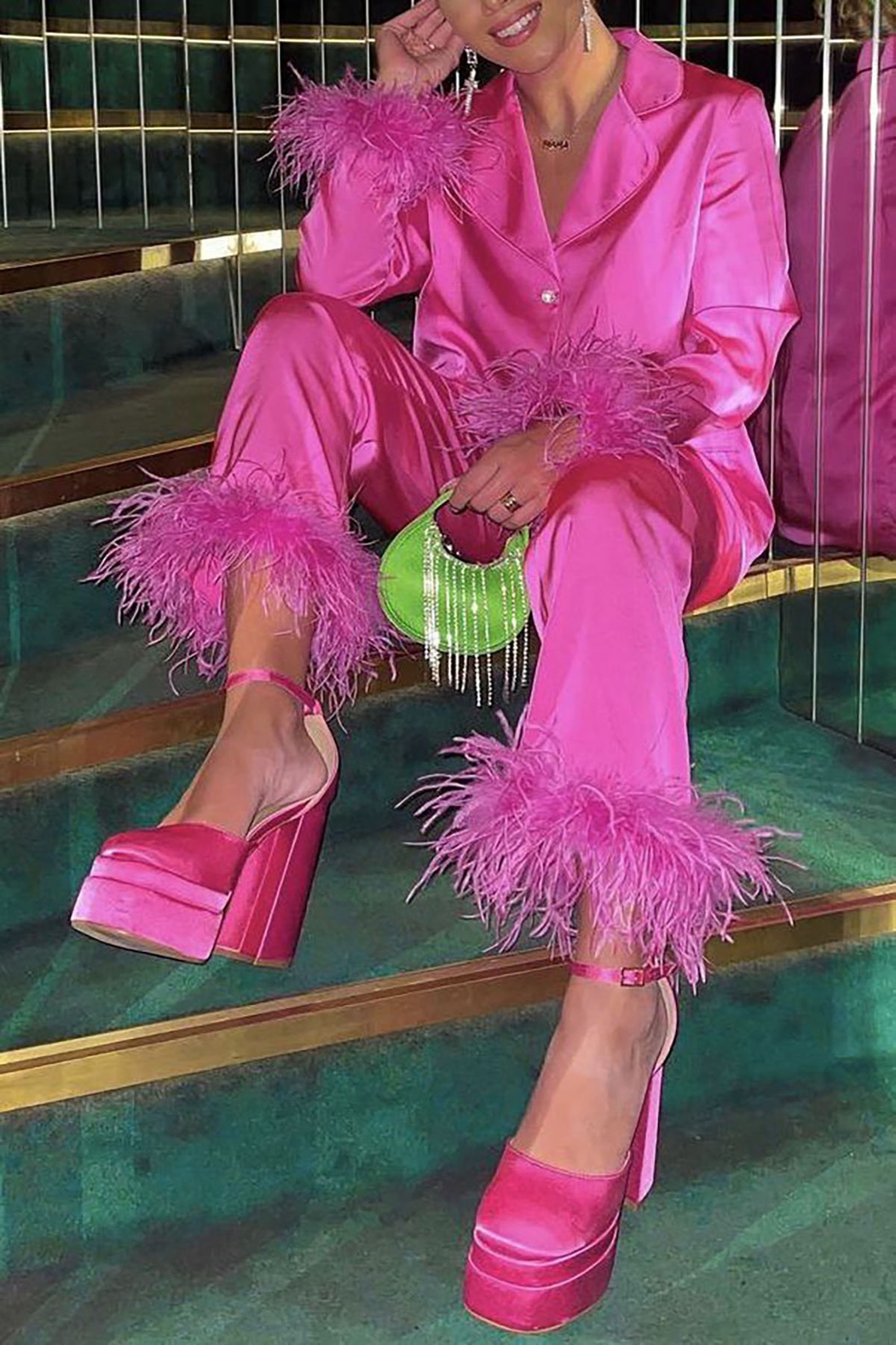 Boujee Pink Aesthetic Wall Collage Kit Trendy Wall Collage - Etsy