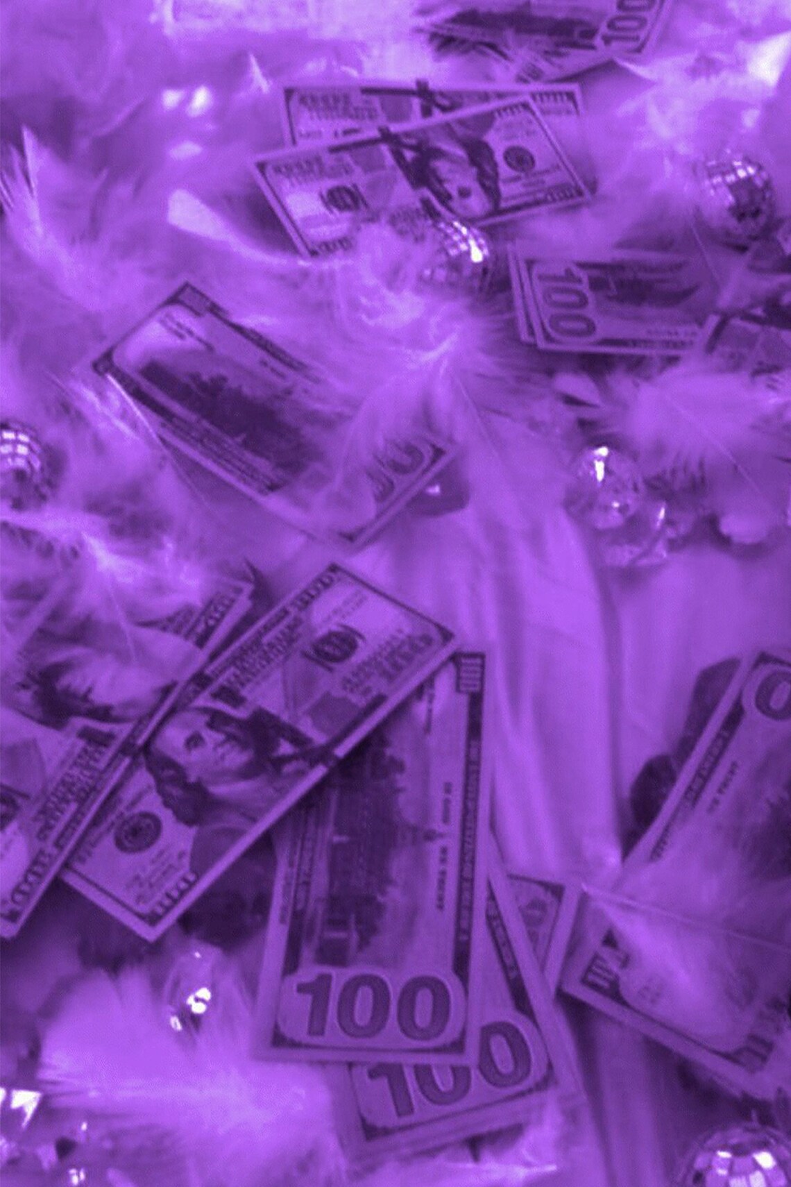 Neon Purple Room Decor, Neon Purple Collage Kit Wall Decor, Boujee ...