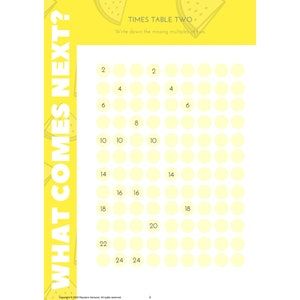 Times Table Skip Counting, Times Table Practice, Times Table Exercise ...