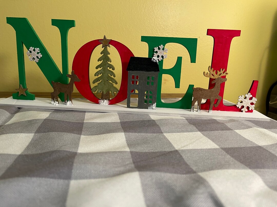 Noel Scenery Sign - Etsy