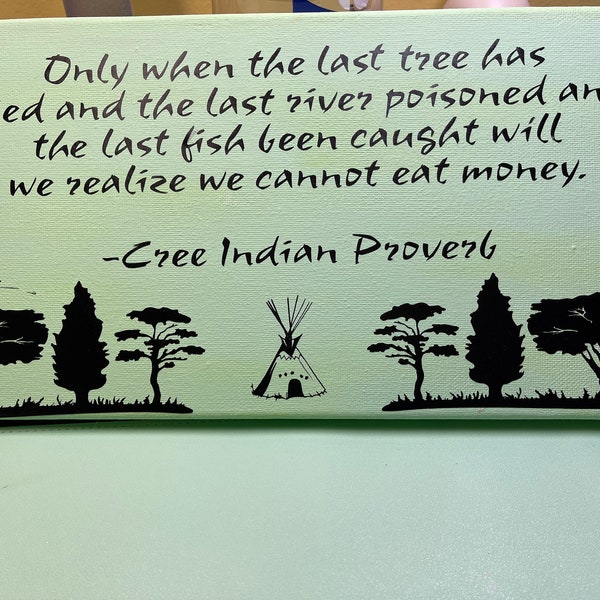 Indian Proverb - Etsy