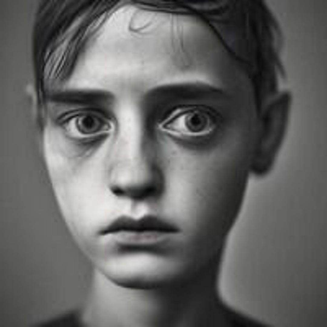 Aching Eyes — Digital Art Portrait (instant Download) - Etsy UK