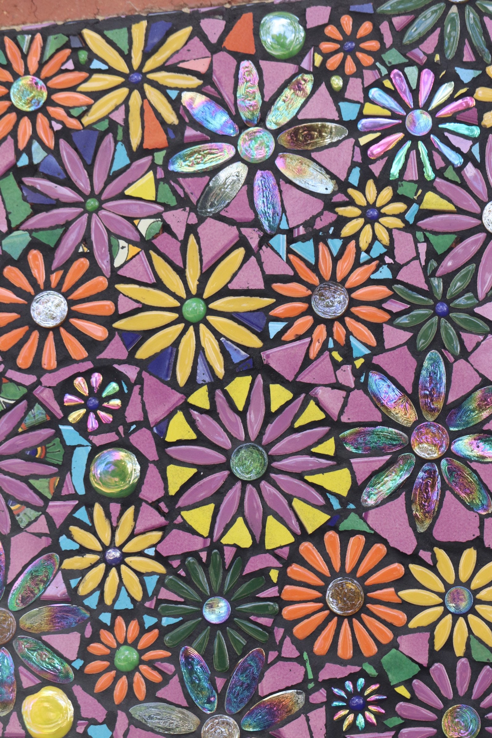 Extra Large Mosaic Garden Wall or Fence Feature. - Etsy Australia