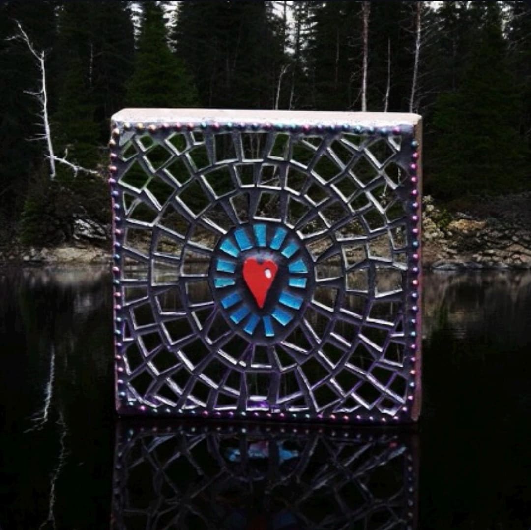 Mirror Mosaic Garden Paver. - Etsy Australia