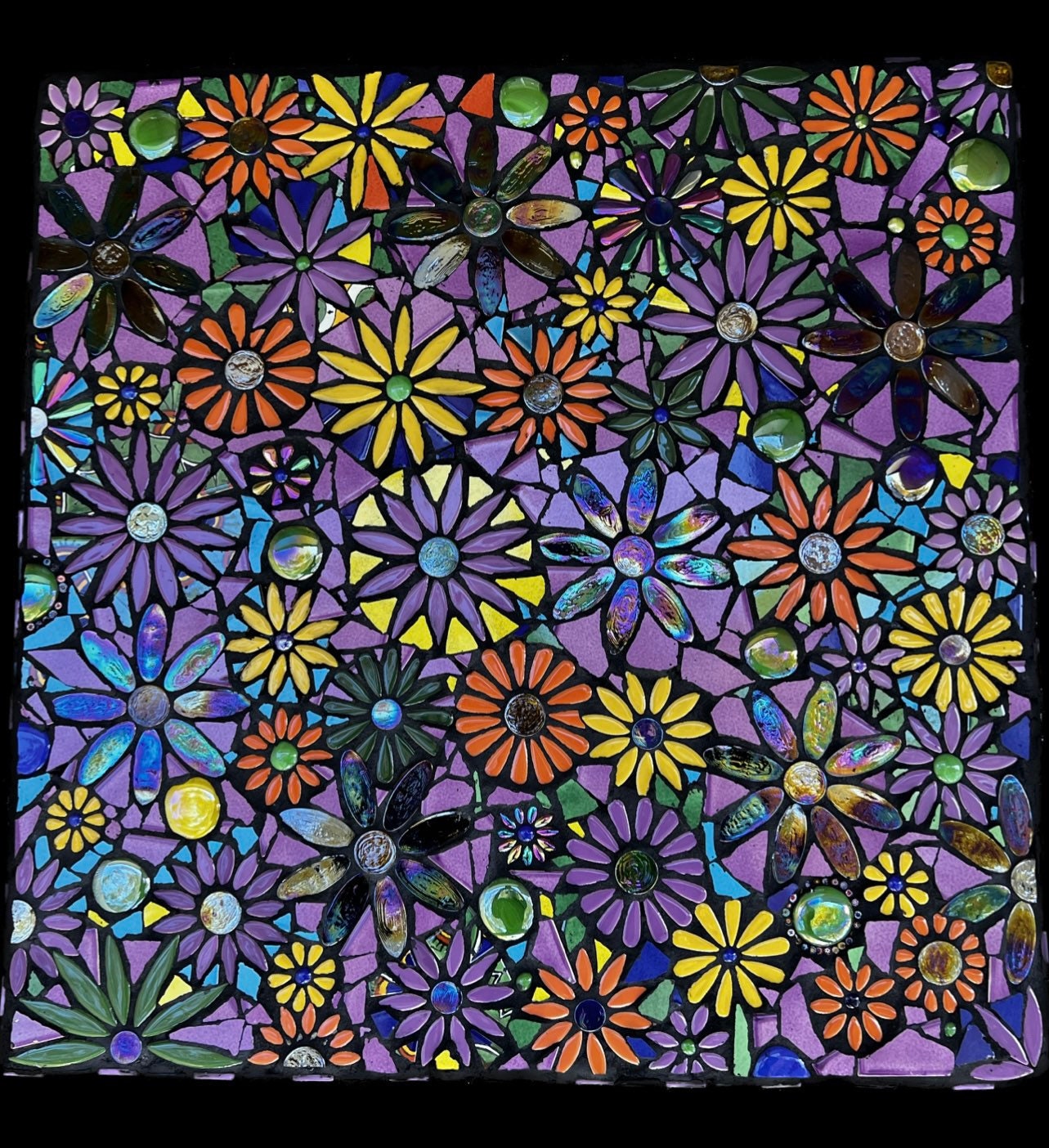 Extra Large Mosaic Garden Wall or Fence Feature. - Etsy Australia