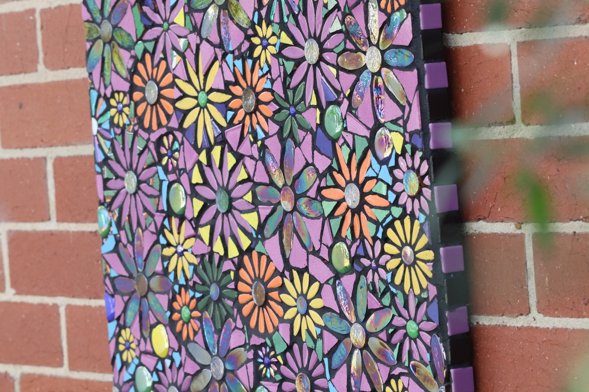 Extra Large Mosaic Garden Wall or Fence Feature. - Etsy Australia