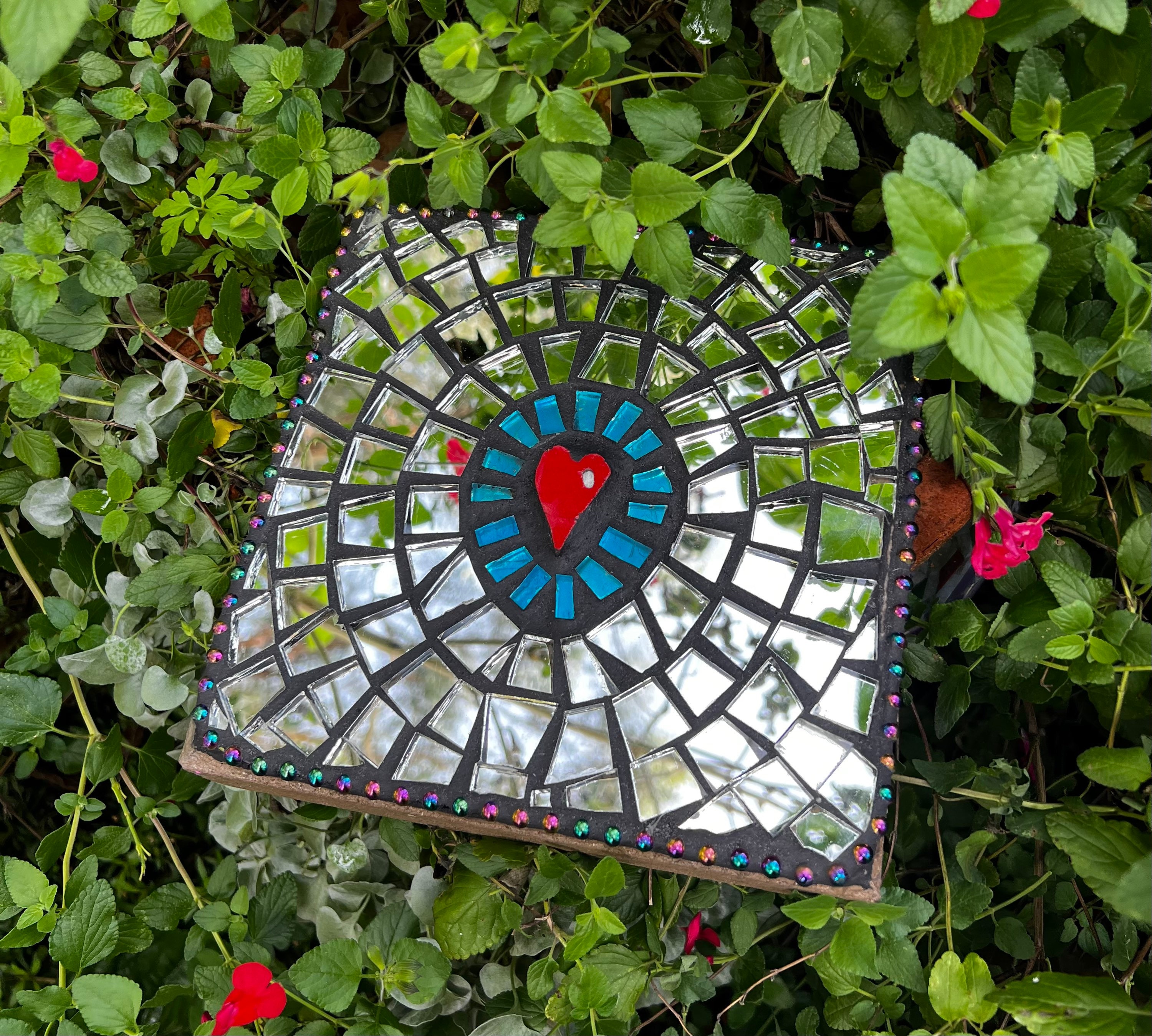 Mirror Mosaic Garden Paver. - Etsy Australia