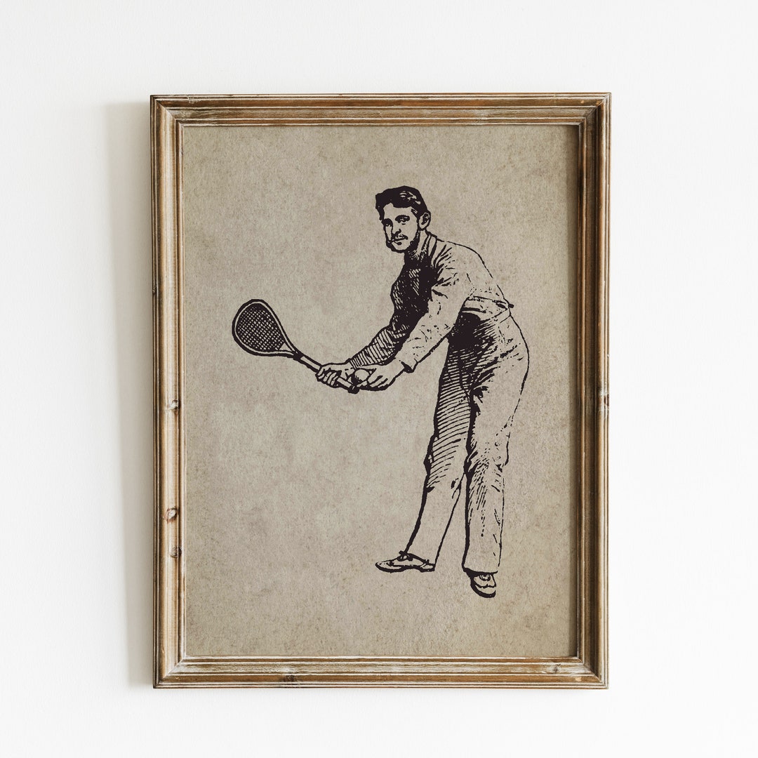 Tennis Print, Tennis Painting, Tennis Wall Art, Tennis Wall Decor ...