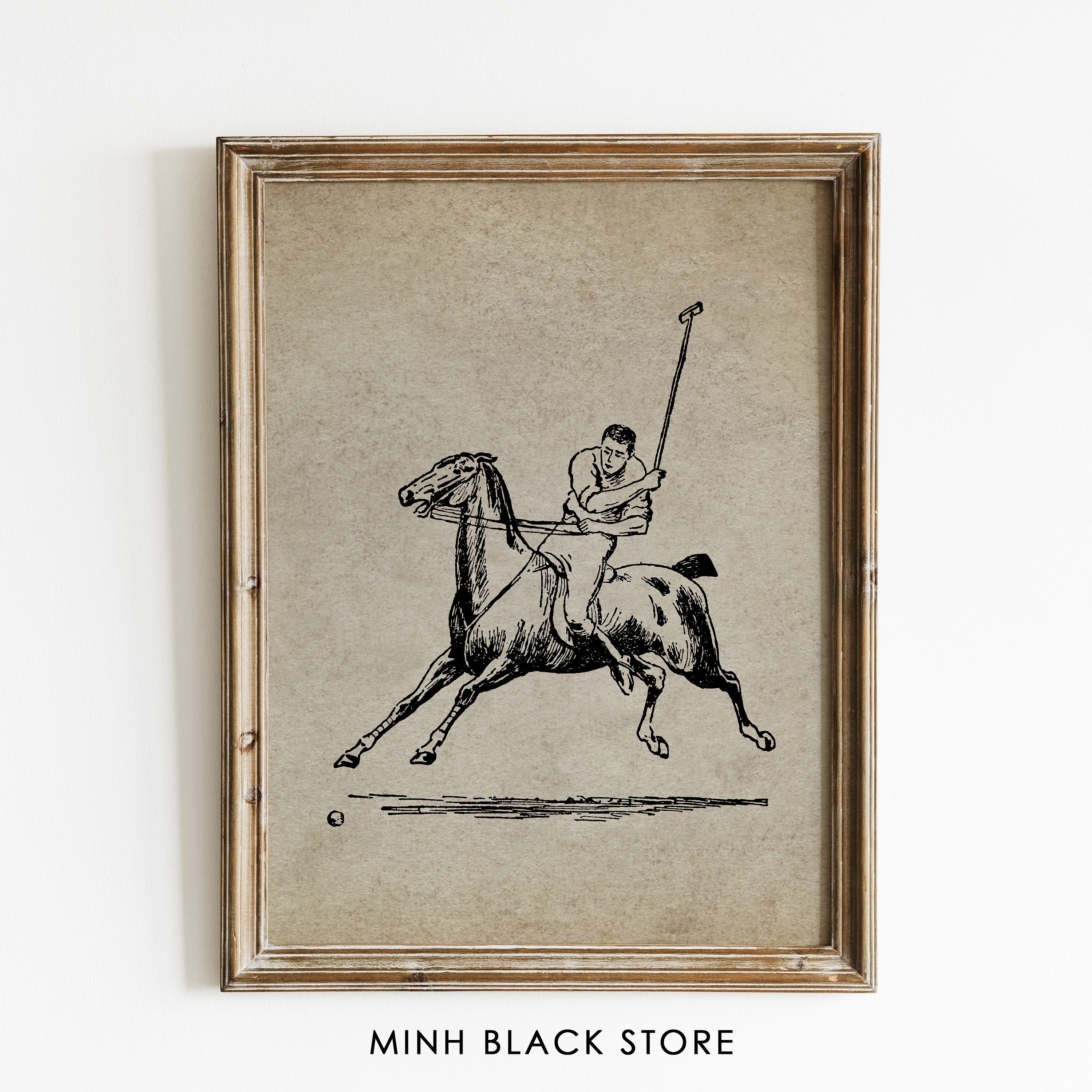 Polo Prints, Polo Wall Art, Polo Horse Art, Polo Game, Horse Wall Art ...