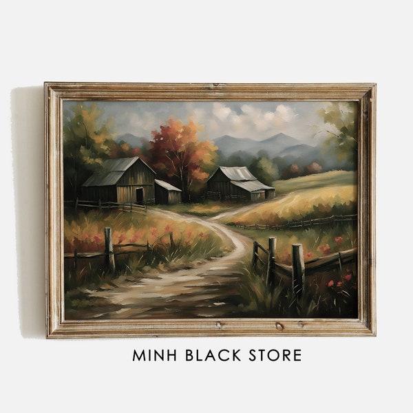 Rustic Painting - Etsy