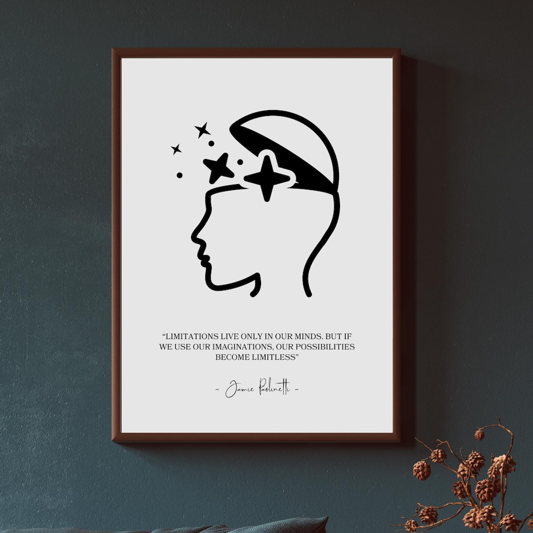 Motivational Quote Art Print – Jamie Paolinetti Saying (digital ...