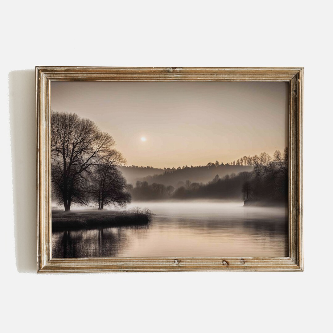 Sunrise Landscape Print, Sunrise Wall Art, Sunrise Painting Landscape ...