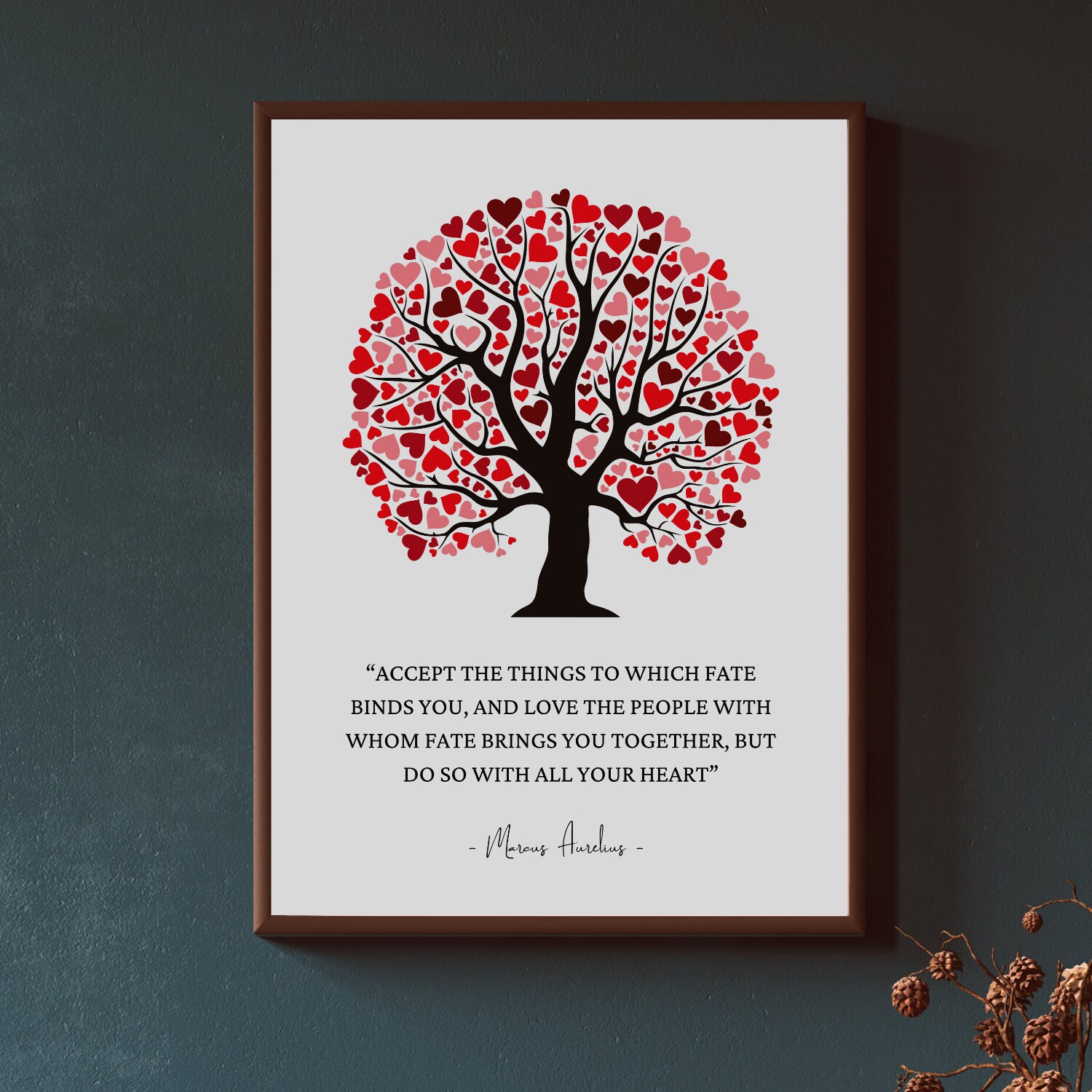 Stoicism, Marcus Aurelius Quote, Quote Wall Art, Inspirational Quotes ...