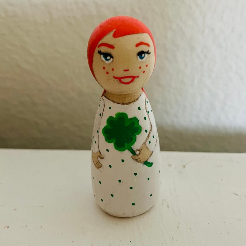 St Patrick Peg Doll - Etsy
