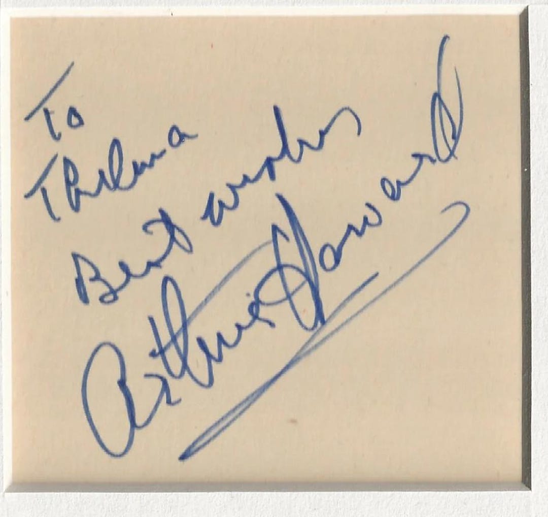 Arthur Howard James Bond Signed Genuine Authentic Autograph Signature AFTAL COA - Etsy