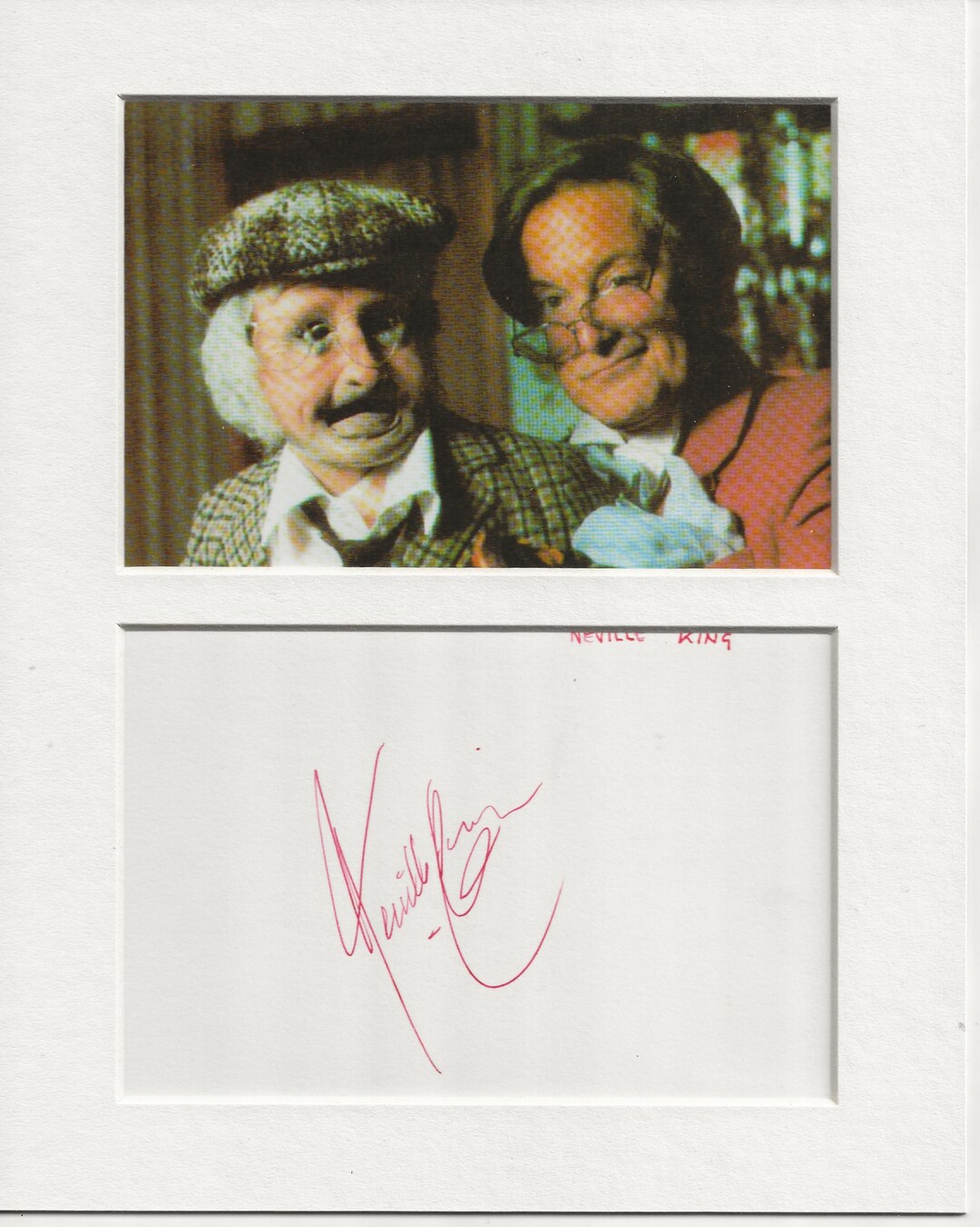 Neville King Ventriloquist Signed Genuine Authentic Autograph UACC RD ...
