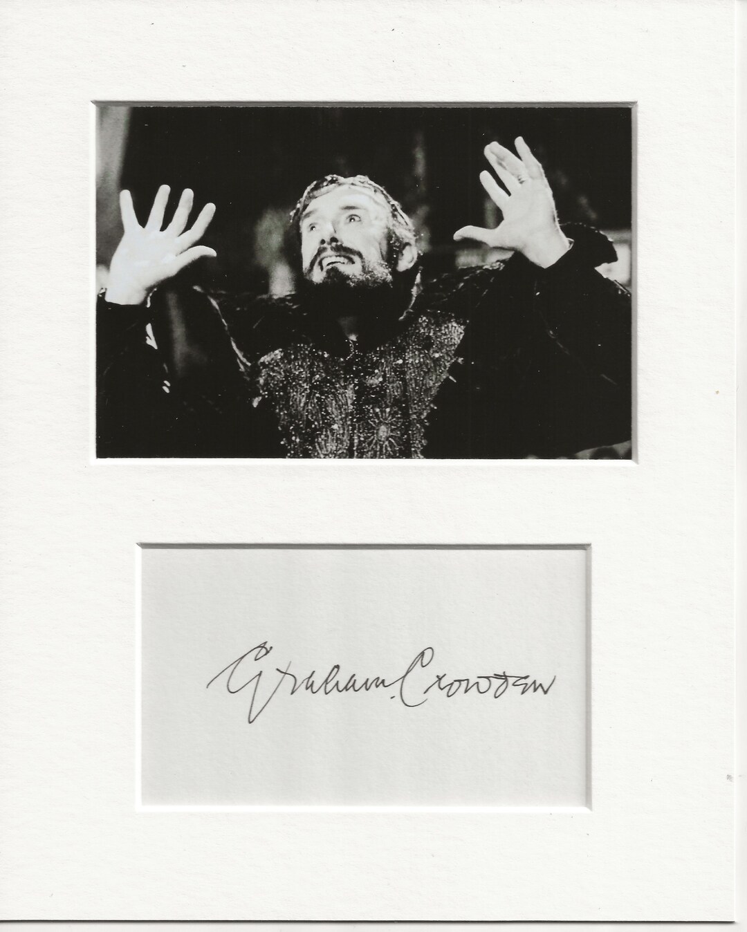 Graham Crowden Doctor Who Signed Genuine Authentic Autograph UACC RD ...