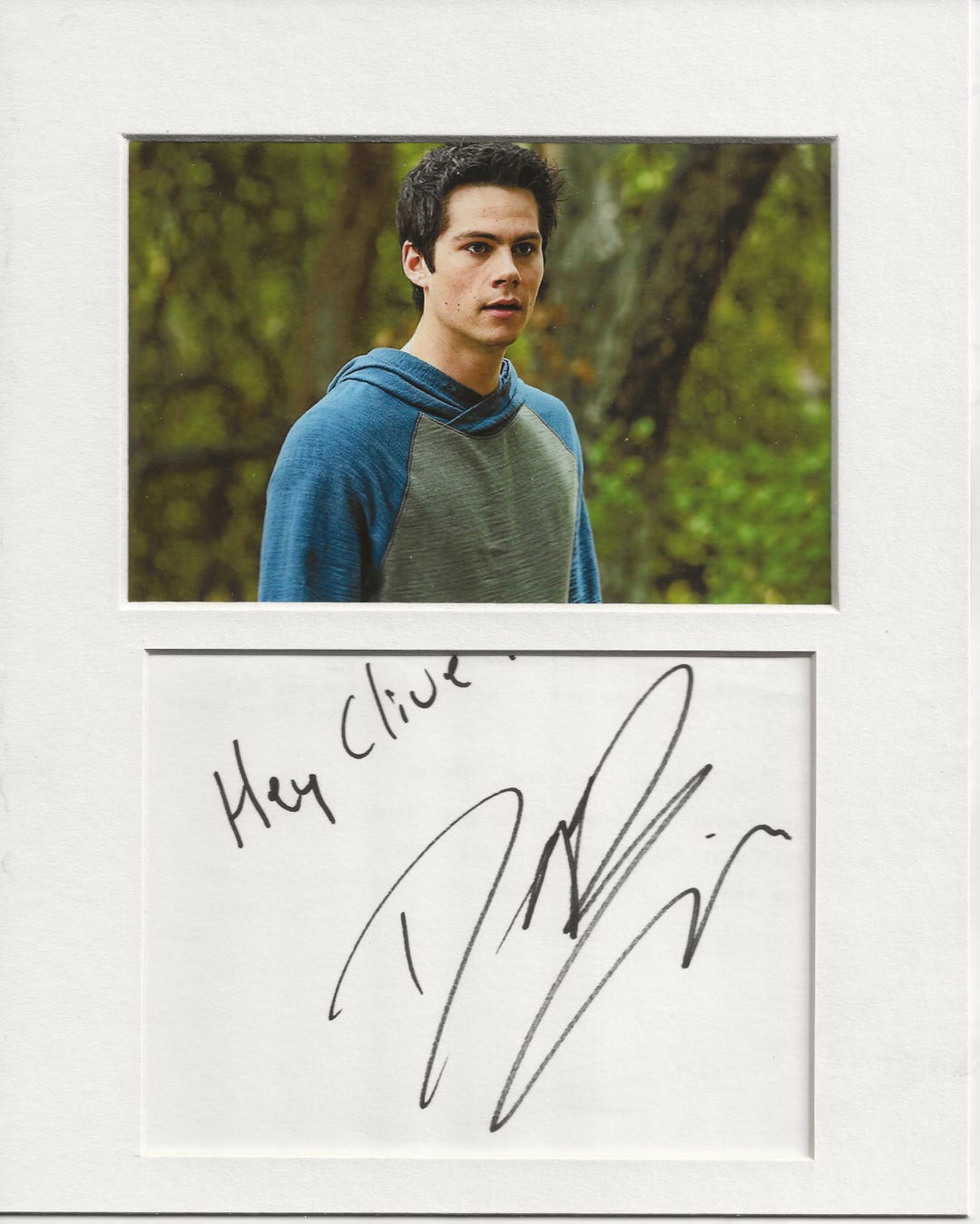 Dylan O'brien Teen Wolf Signed Genuine Authentic Autograph UACC RD COA ...