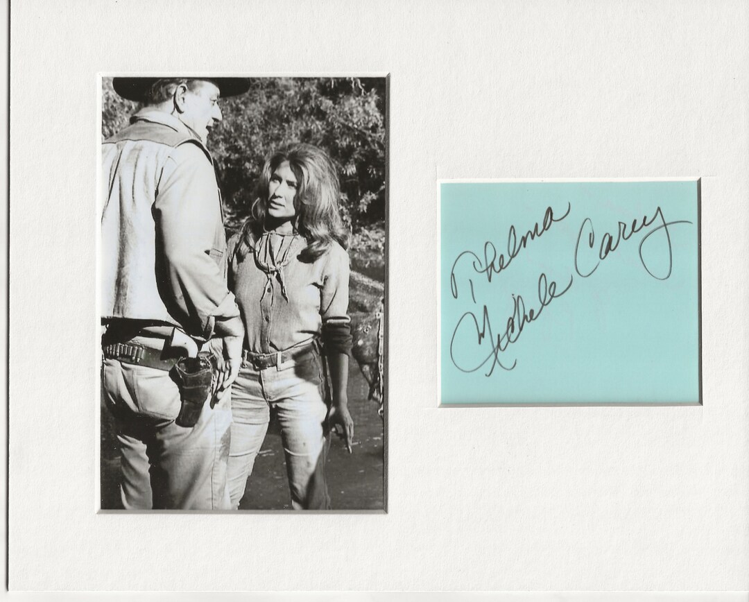 Michele Carey El Dorado Signed Genuine Authentic Autograph Signature ...