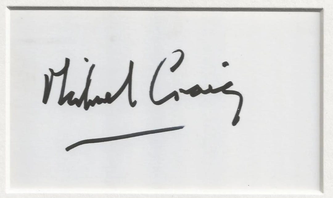 Michael Craig the Vault of Horror Signed Genuine Autograph UACC RD COA ...