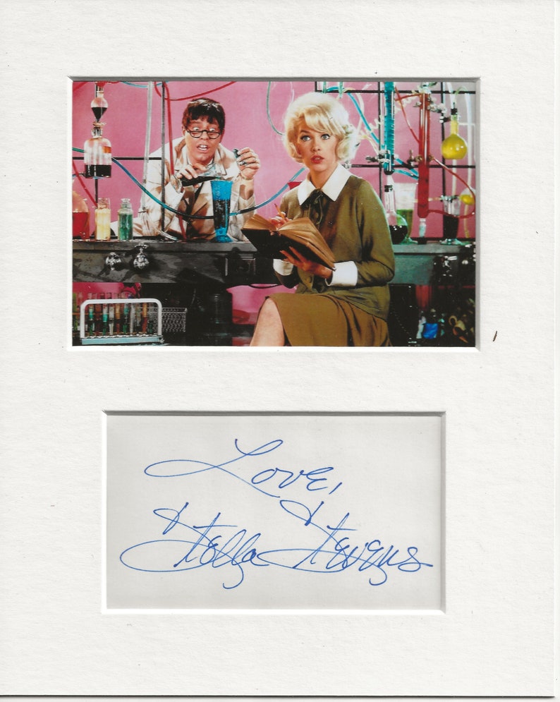 Stella Stevens the Nutty Professor Signed Genuine Authentic Autograph AFTAL 73 COA - Etsy
