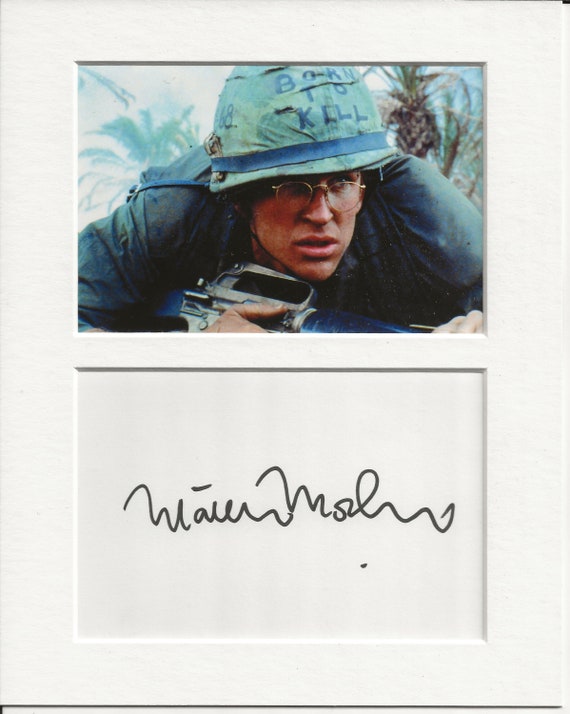 Matthew Modine Full Metal Jacket Signed Genuine Authentic | Etsy