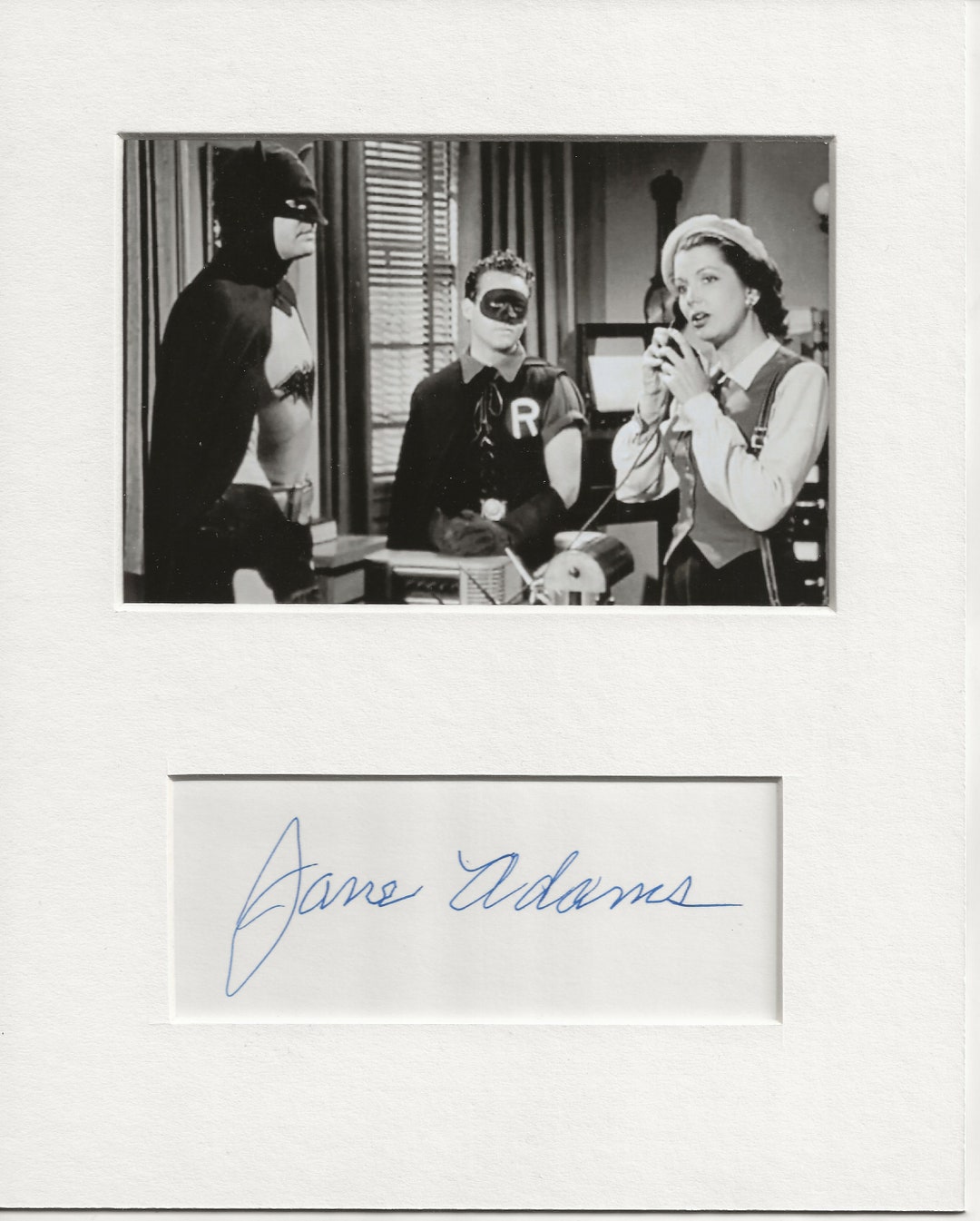 Jane Adams Batman and Robin Signed Genuine Authentic Autograph UACC RD ...