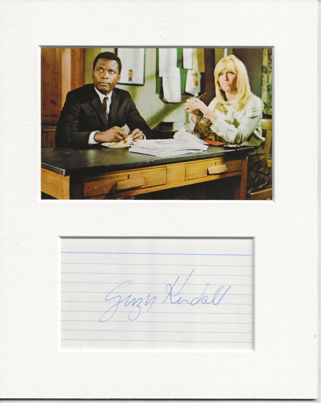 Suzy Kendall to Sir With Love Signed Genuine Authentic Autograph UACC ...