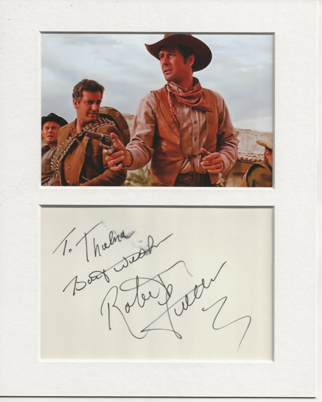Robert Fuller Return of the Seven Signed Genuine Authentic Autograph UACC RD COA - Etsy