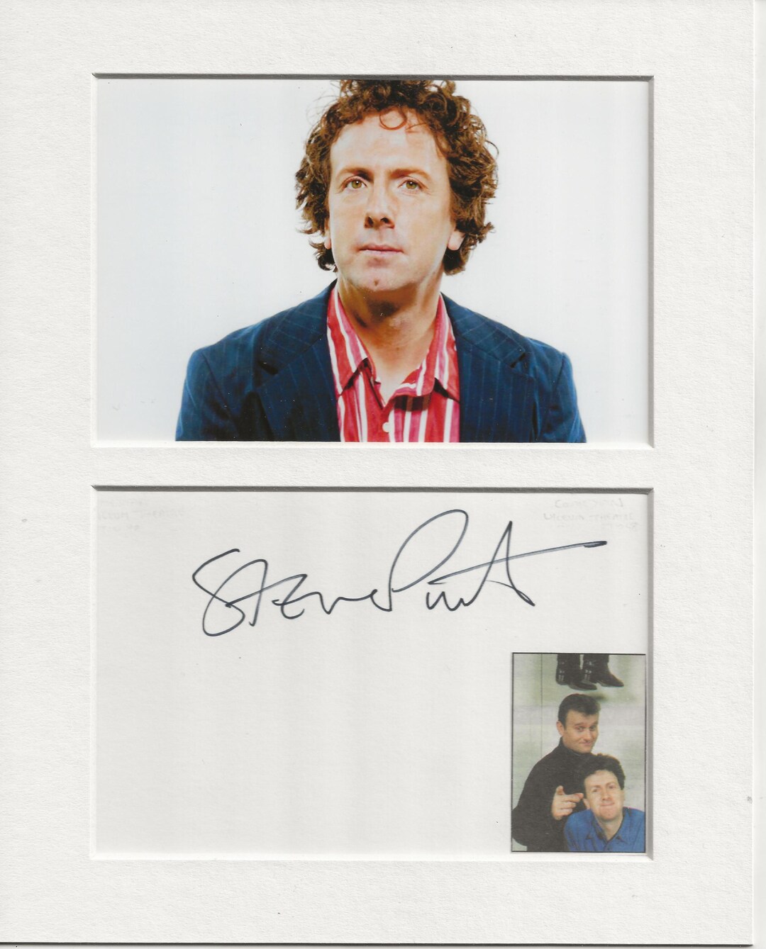 Steve Punt Comedy Signed Genuine Authentic Autograph Signature UACC RD ...