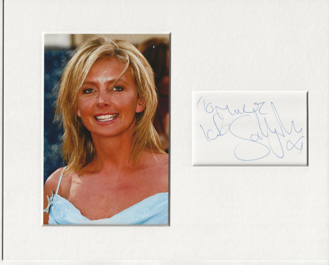 Sally Meen GMTV Signed Genuine Authentic Autograph Signature UACC RD - Etsy