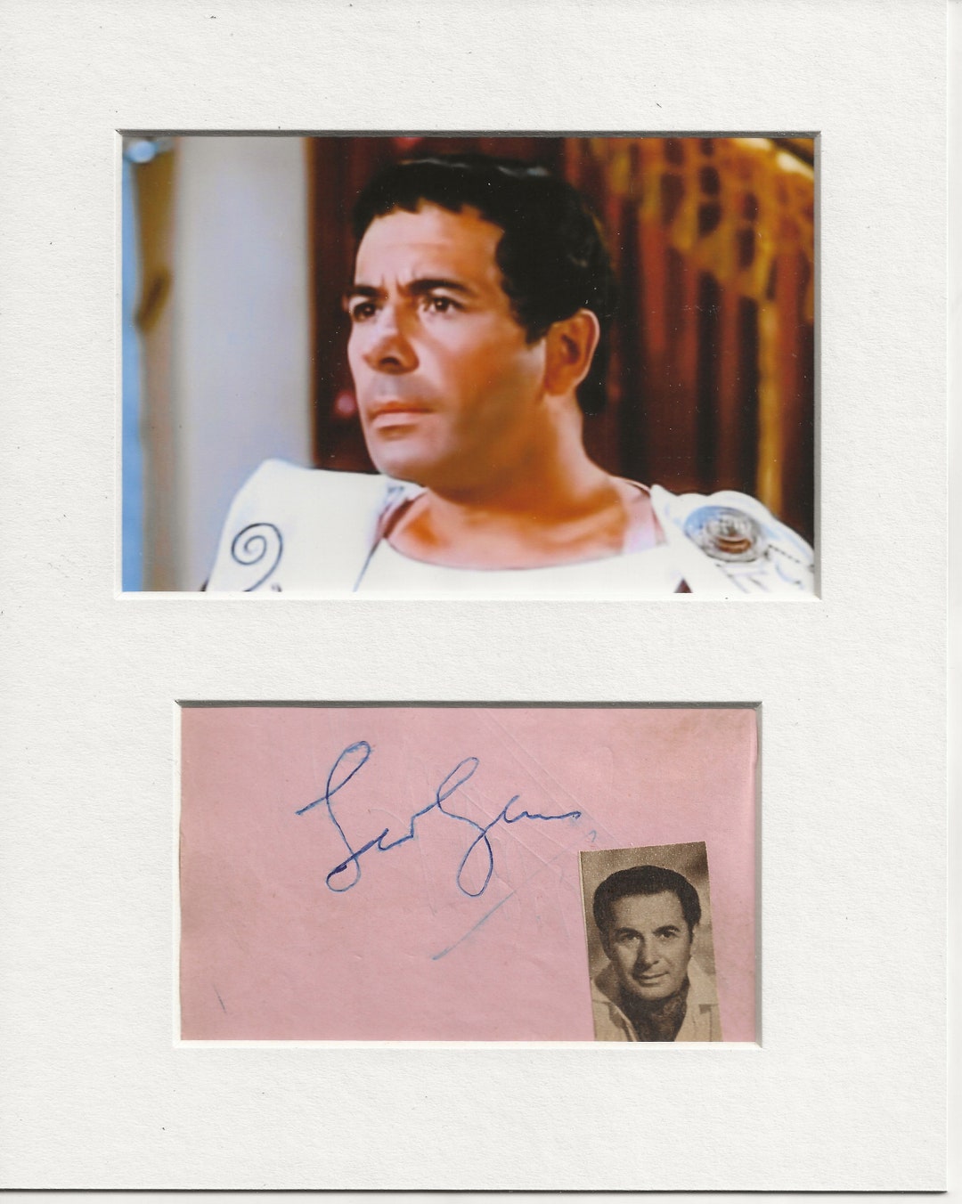 Leo Genn Quo Vadis Signed Genuine Authentic Autograph Signature UACC RD ...