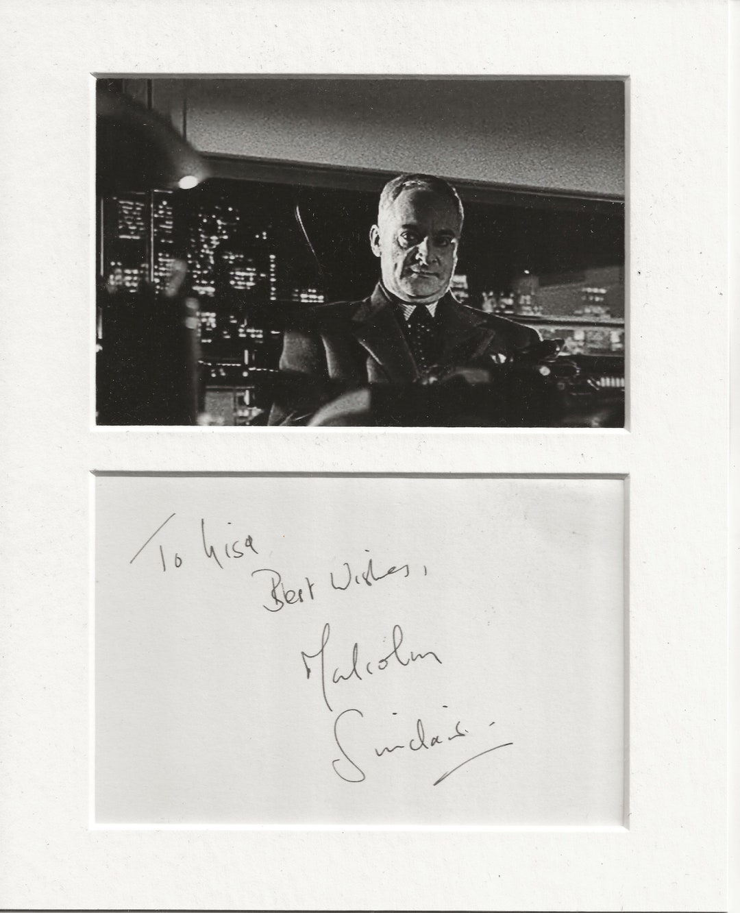 Malcolm Sinclair James Bond Signed Genuine Authentic Autograph ...