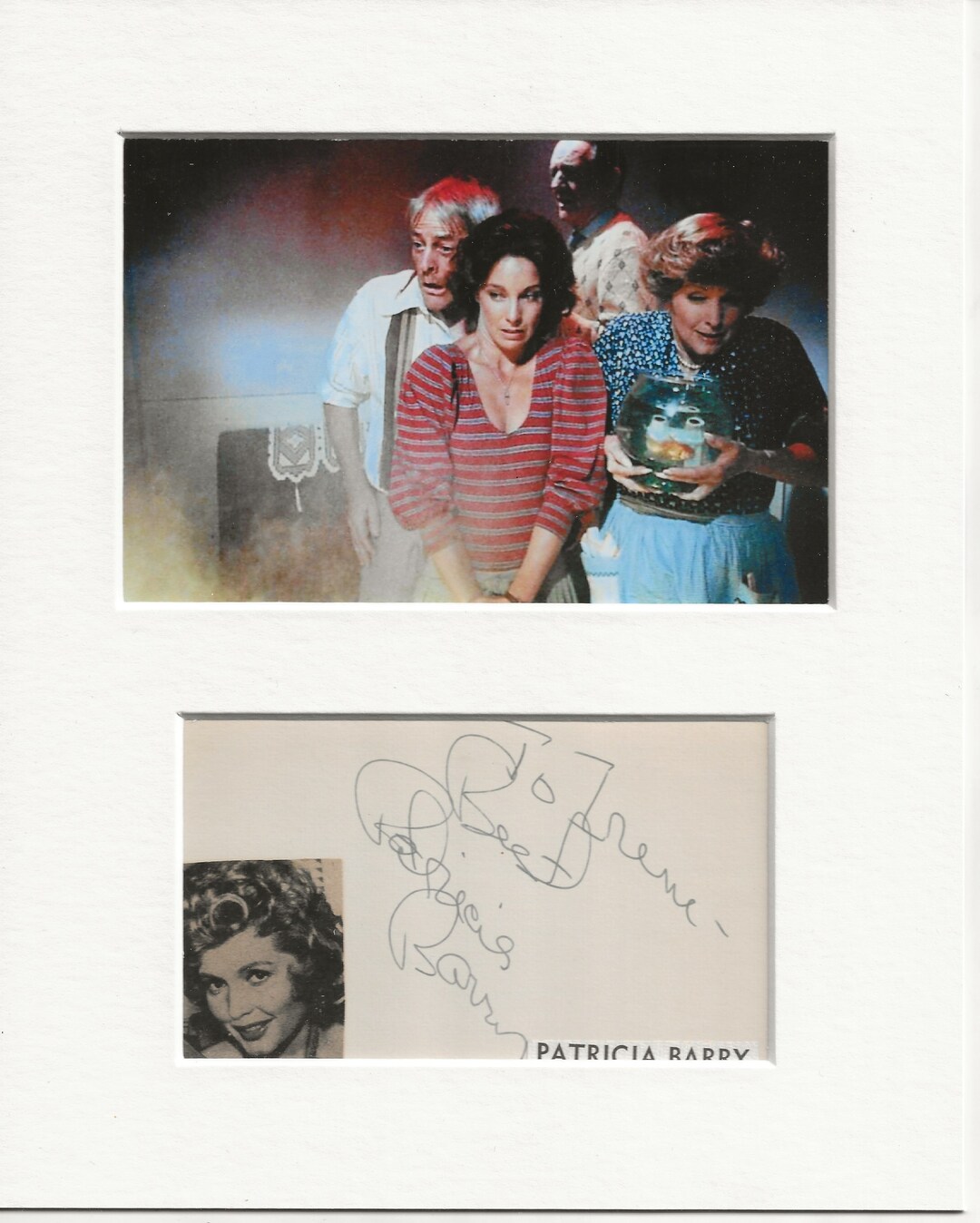 Patricia Barry Twilight Zone Signed Genuine Authentic Autograph ...