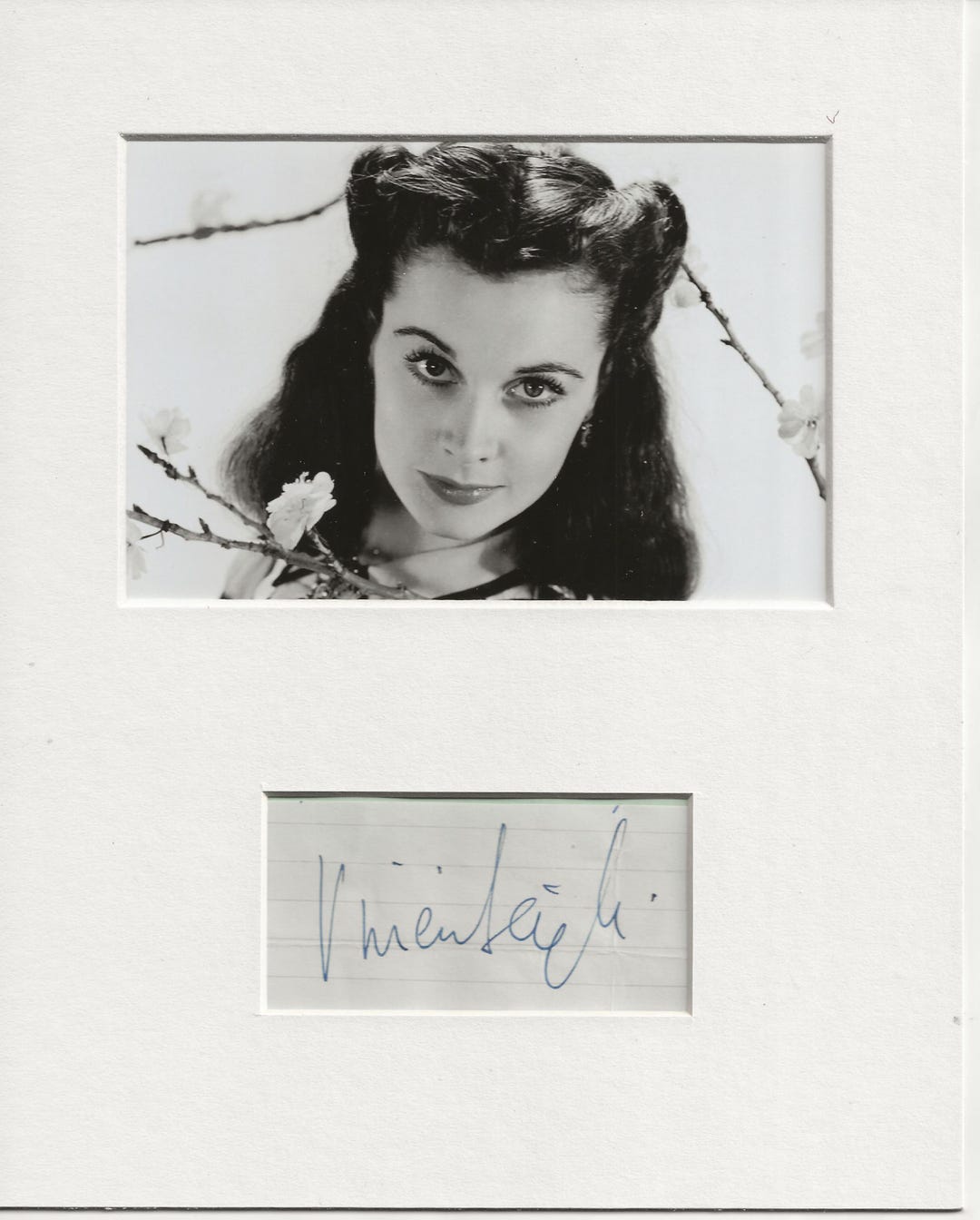 Vivien Leigh Gone With the Wind Signed Genuine Authentic Autograph UACC ...