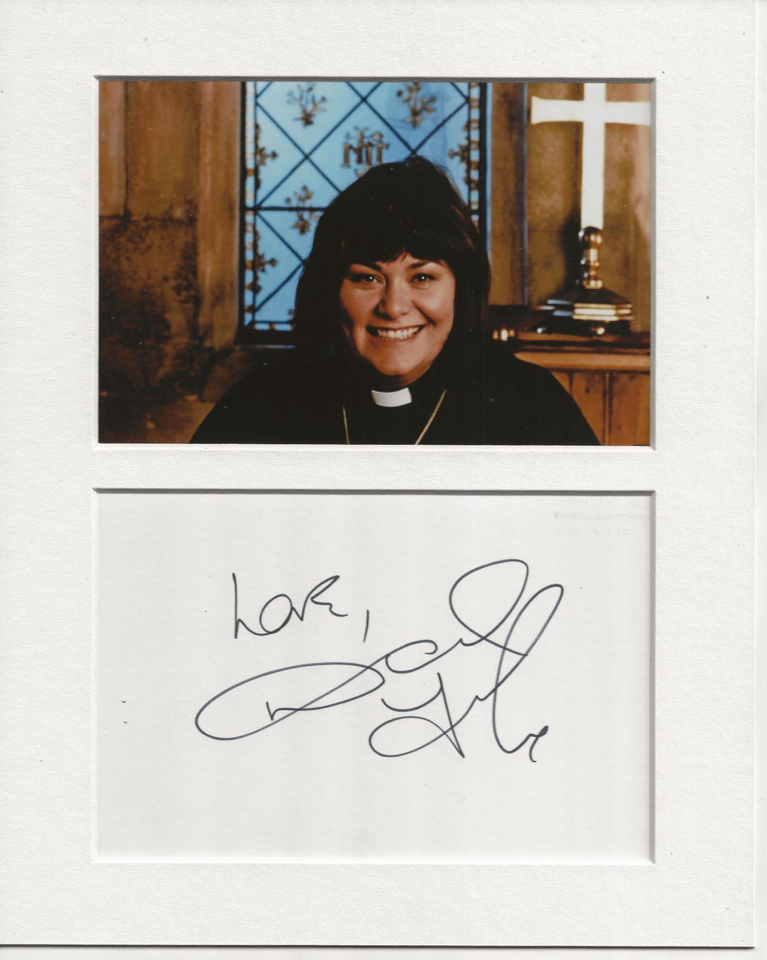 Dawn French Vicar of Dibley Signed Genuine Authentic Autograph UACC RD ...