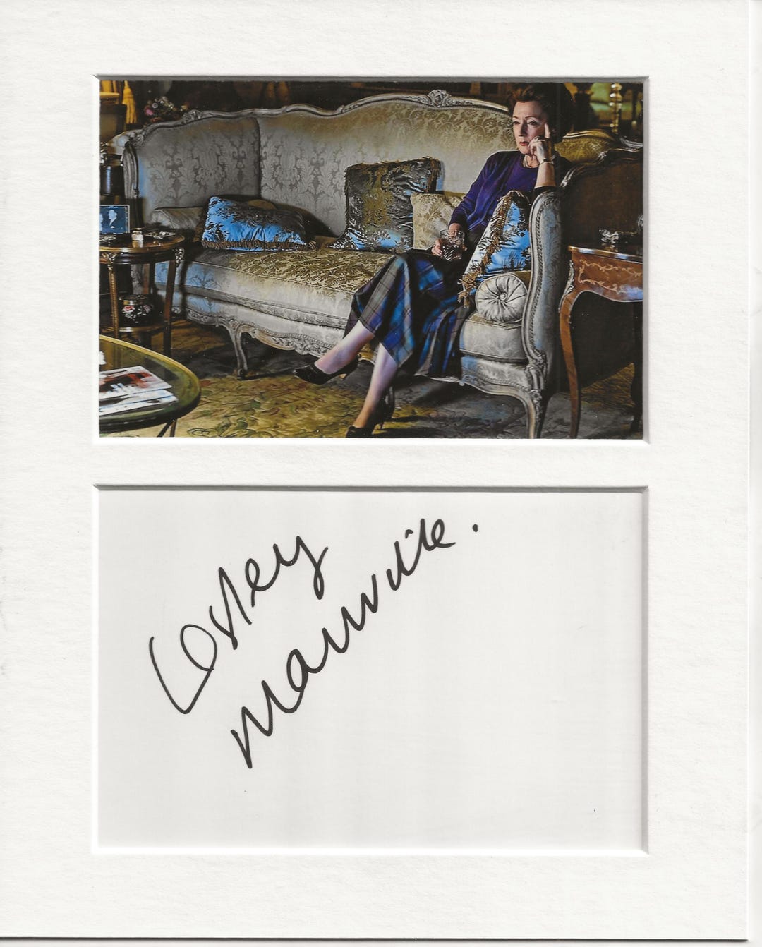 Lesley Manville the Crown Signed Genuine Authentic Autograph Signature ...
