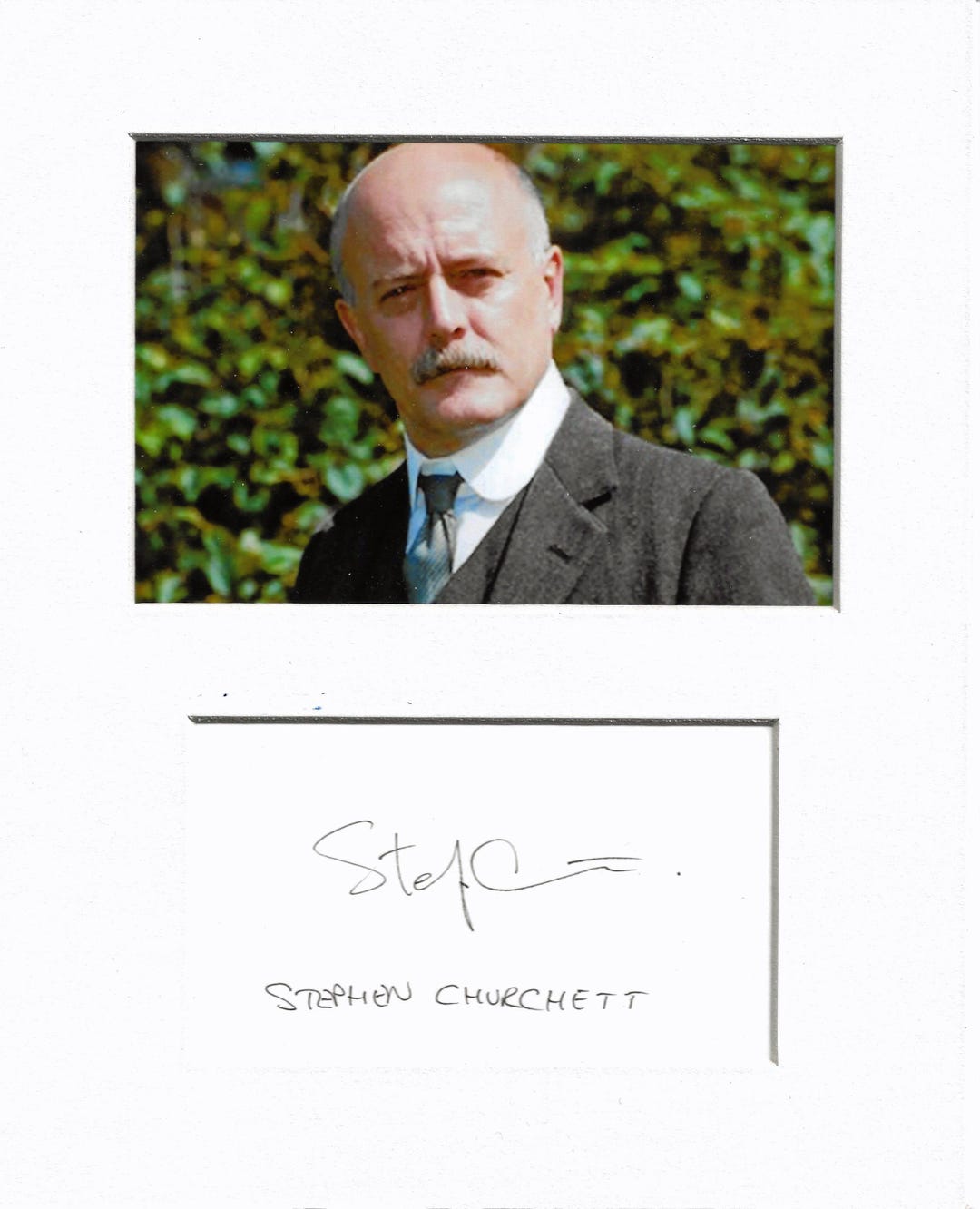 Stephen Churchett Agatha Christies Poirot Signed Genuine Authentic ...