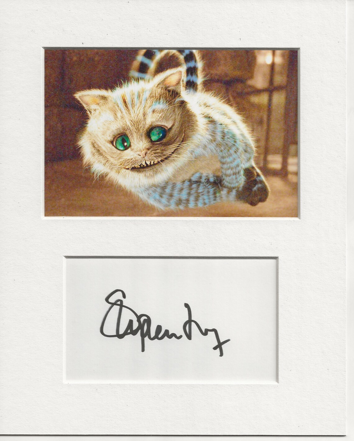 Stephen Fry Alice in Wonderland Signed Genuine Authentic Autograph UACC ...