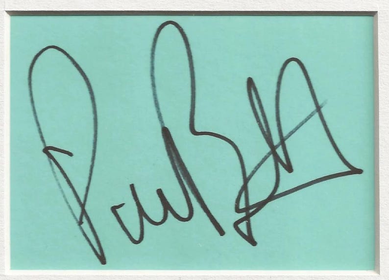 Paul Bettany the Avengers Signed Genuine Authentic Autograph Signature ...