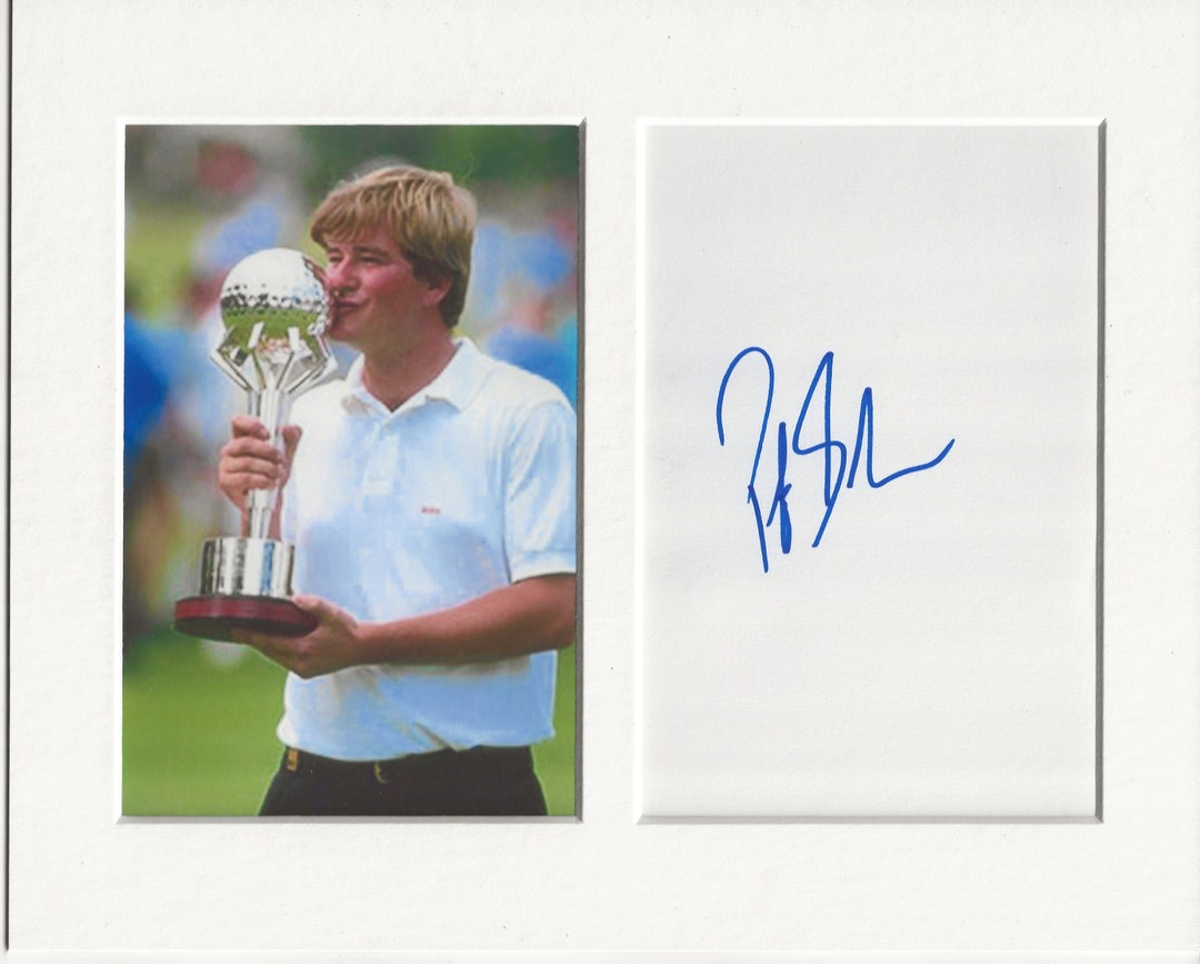 Peter Baker Golf Signed Genuine Authentic Autograph Signature and Photo ...