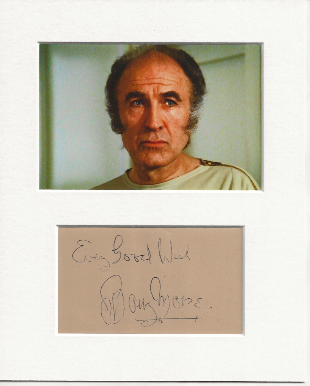 Barry Morse Space 1999 Signed Genuine Authentic Autograph Signature ...
