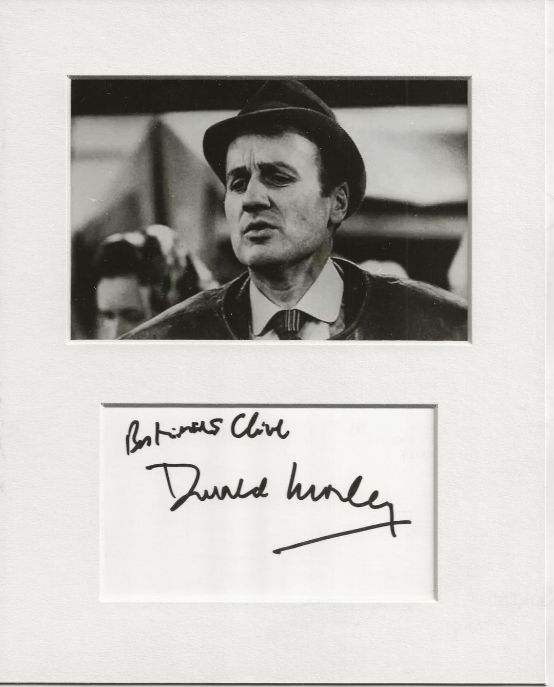 Donald Morley Coronation Street Signed Genuine Authentic Autograph UACC ...