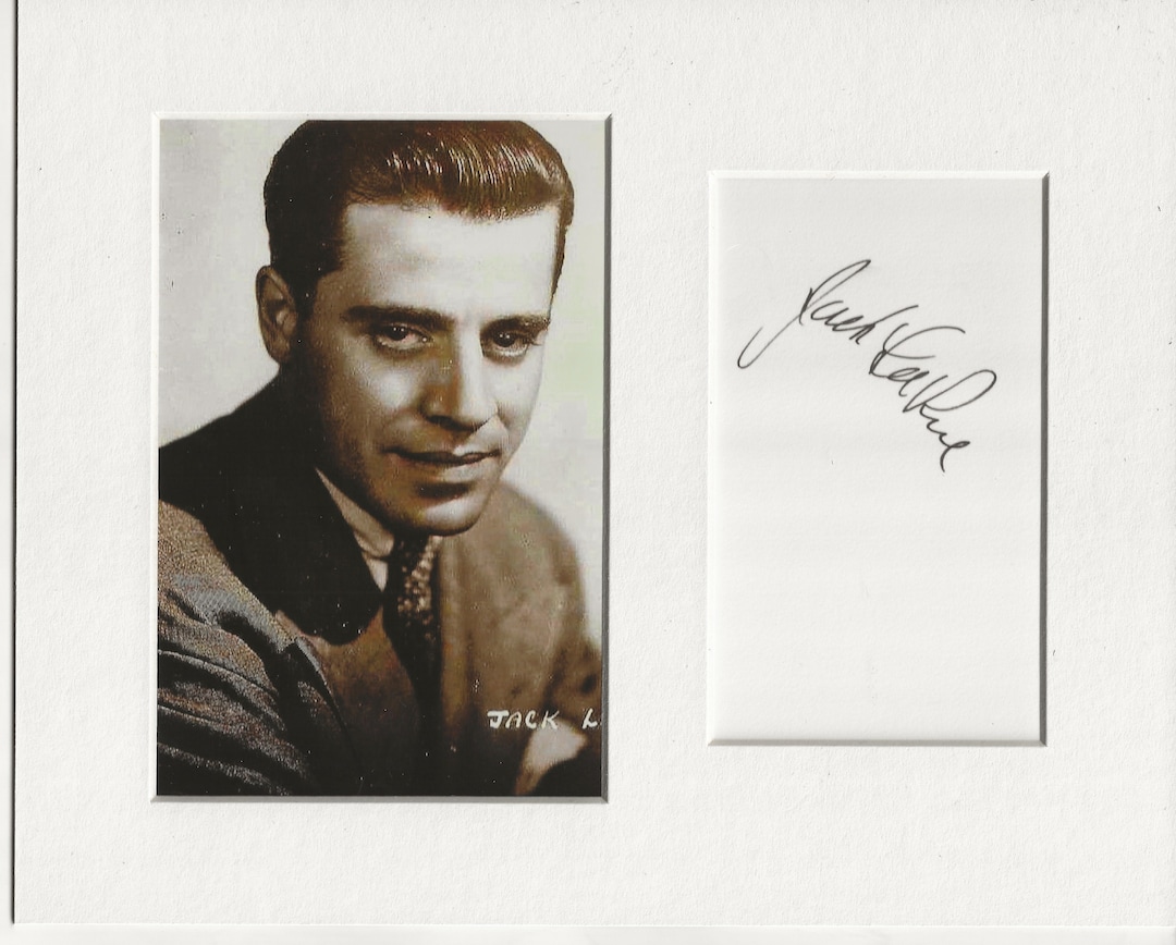 Jack La Rue Film Signed Genuine Authentic Autograph Signature and Photo ...