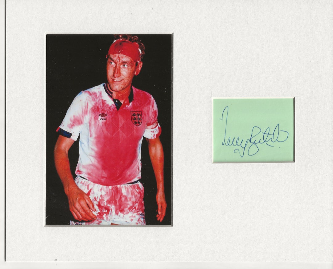 Terry Butcher England Signed Genuine Authentic Autograph Signature UACC ...