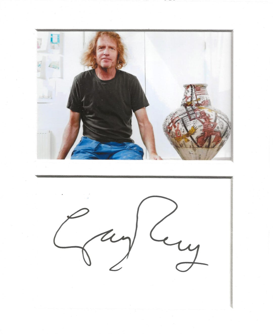Grayson Perry Artist Signed Genuine Authentic Autograph Signature Uacc ...