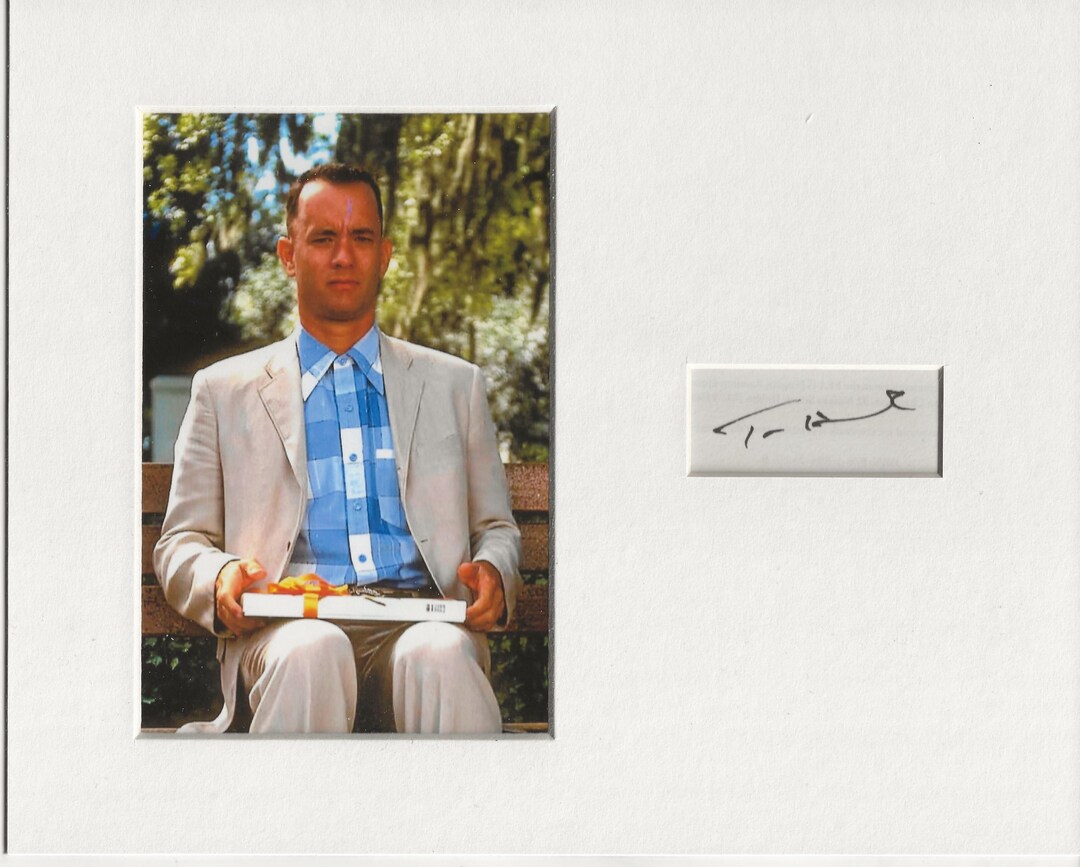 Tom Hanks Forrest Gump Signed Genuine Authentic Autograph UACC RD COA ...