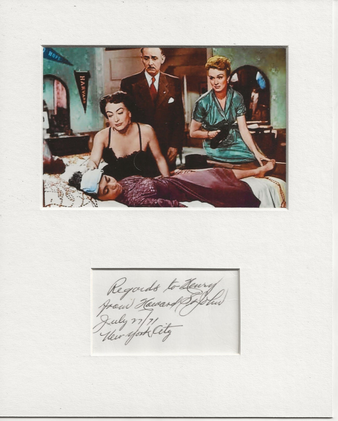 Howard St John Goodbye My Fancy Signed Genuine Authentic Autograph UACC ...